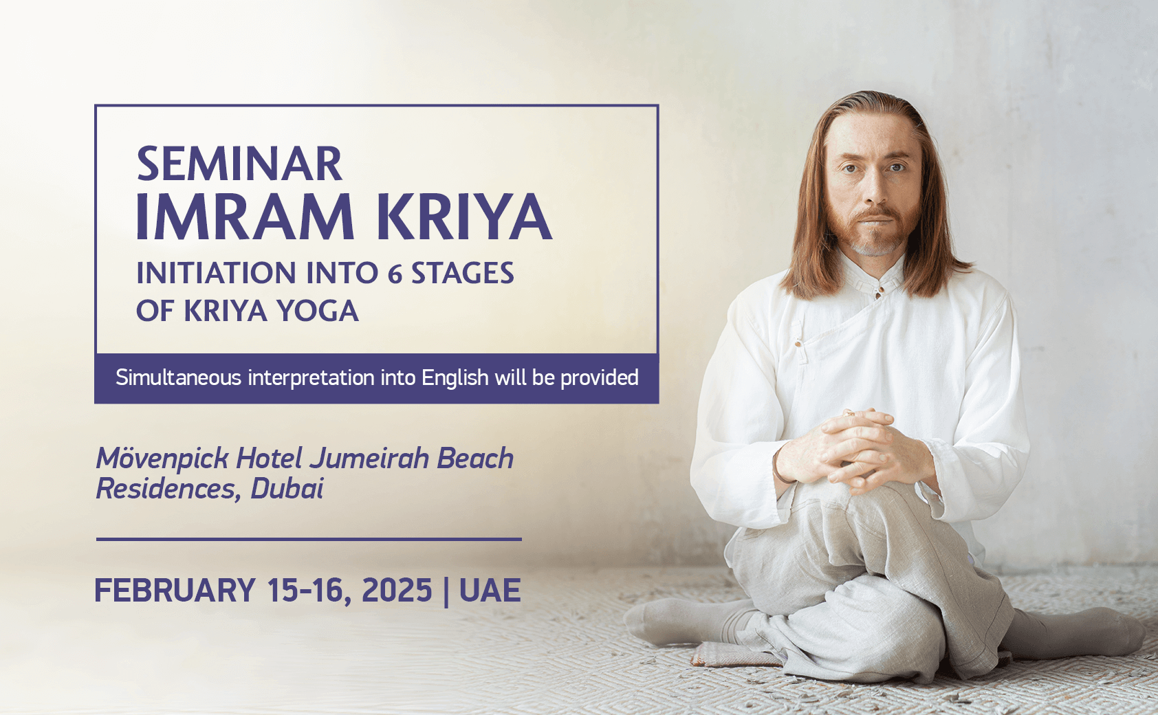 Dubai seminar 2025 | Imram Kriya Yoga